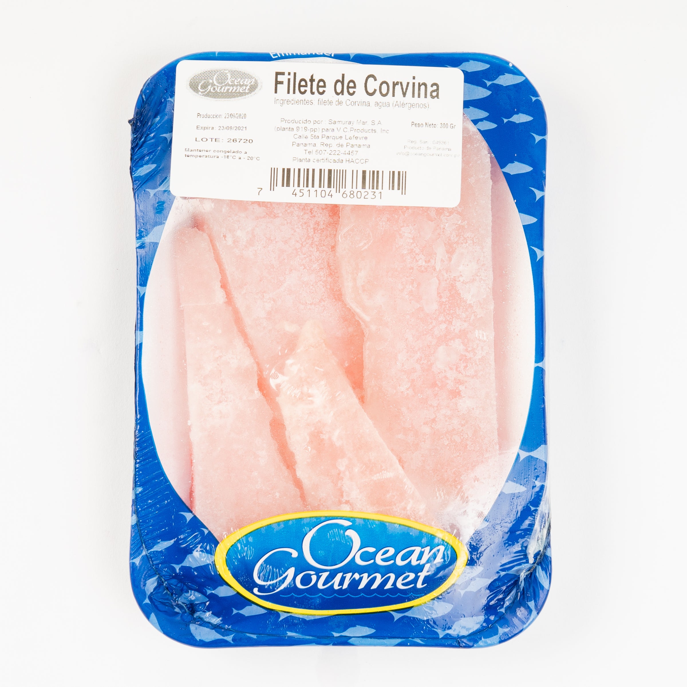 BANDEJA DE FILETE DE CORVINA 300 G | OCEAN GOURMET