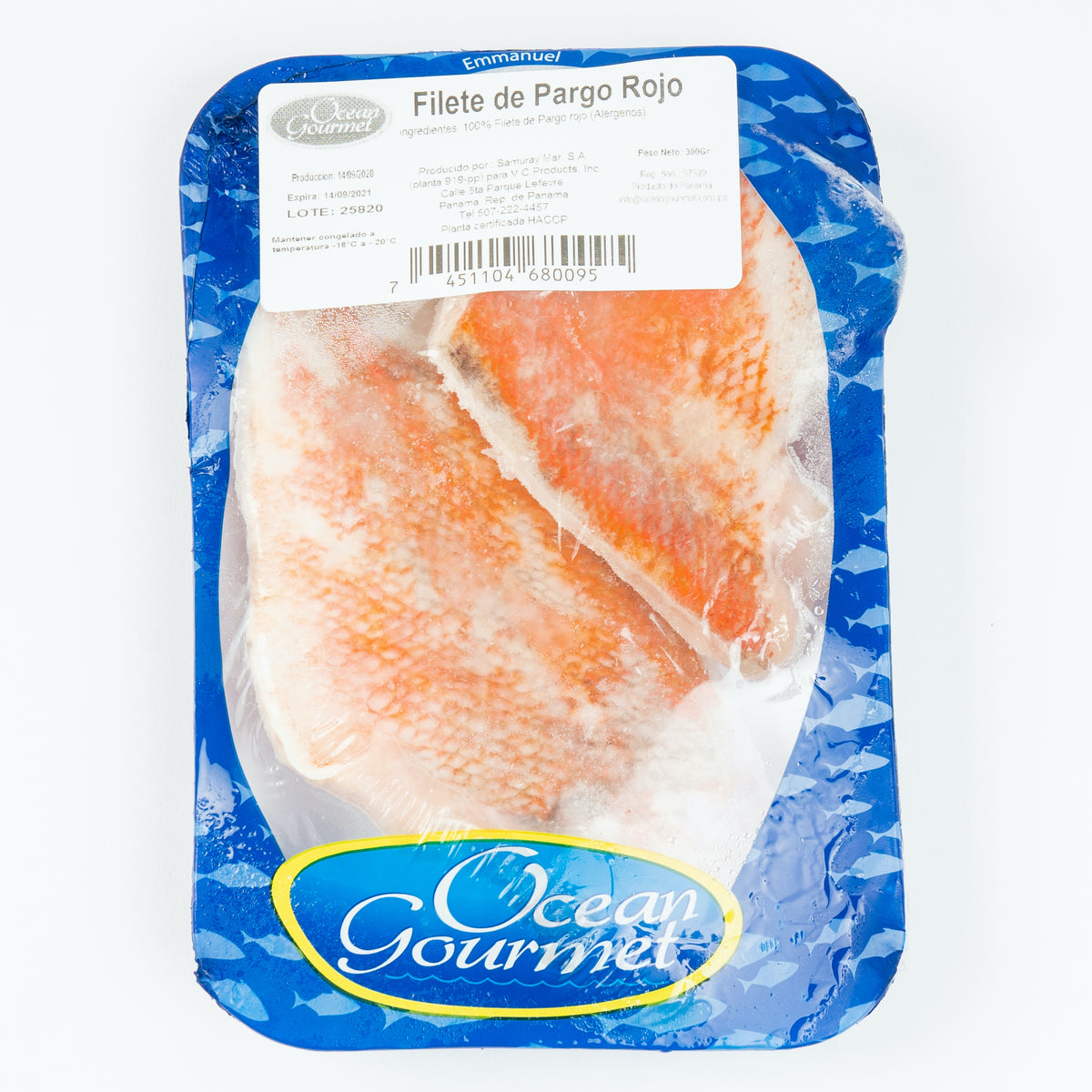 BANDEJA DE FILETE DE PARGO ROJO 300 G | OCEAN GOURMET